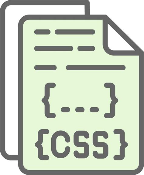 Css File Vector Icon Design 26044369 Vector Art At Vecteezy
