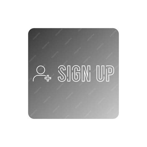 Premium Vector Sign Up Icon Vector
