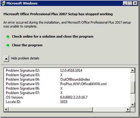 A Problem Occurred During Install Nmm