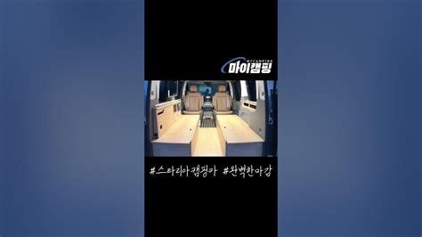 스타리아 로 제작한 맞춤 캠핑카 완벽한 마감이 무엇인지 보여드립니다 Shorts Youtube