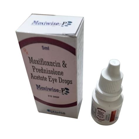 Moxiwise P Moxifloxacin Prednisolone Acetate Eye Drops At Rs 120 Box In