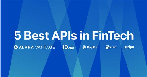 the five best apis in fintech treblle