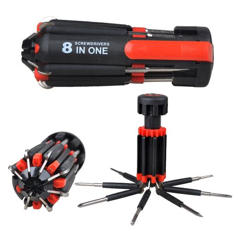 Buy 8 In 1 Multi Screwdriver Torch Tool Kit Screwdriver With Torch