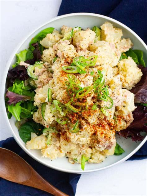 Sausage Sweet Potato Salad Plates By Nat