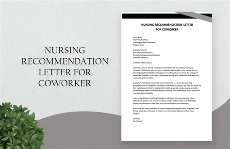 Nursing Reference Letter Exletft