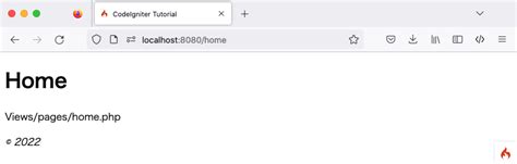 Static Pages — Codeigniter 453 Documentation