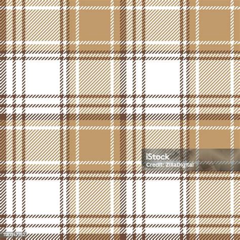 갈색 격자 무늬 패턴 배경입니다 플란넬 셔츠 스커트 담요 던지기 실내 장식 이불 커버 또는 기타 현대적인 패브릭 디자인을위한 원활한 체크 격자 무늬 그래픽 0명에 대한 스톡