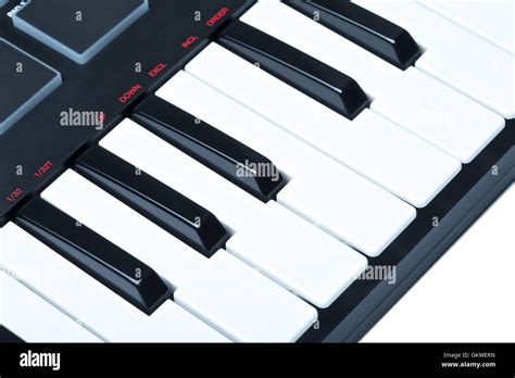 Digital Midi Keyboard Stock Photo Alamy