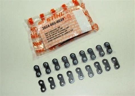 Ремкомплект для цепи STIHL 3/8 R (9 пар) 3824 660 6020B - купить по ...