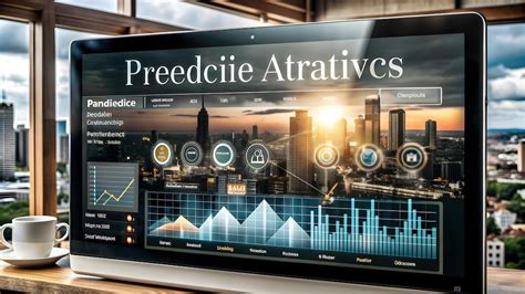 3d Ai Powered Predictive Analytics Frame Concept With Data Graphs And Algorithmic Patterns On