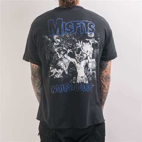 Vintage 1990 Misfits Earth Ad T Shirt Mills Vintage Usa
