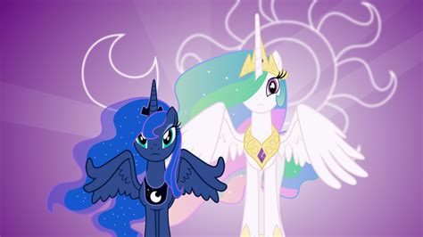 Luna And Celestia Wallpaper By Uxyd On DeviantArt