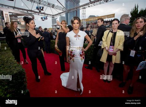 Presenter Eva Longoria Attends The 73rd Annual Golden Globes Awards At