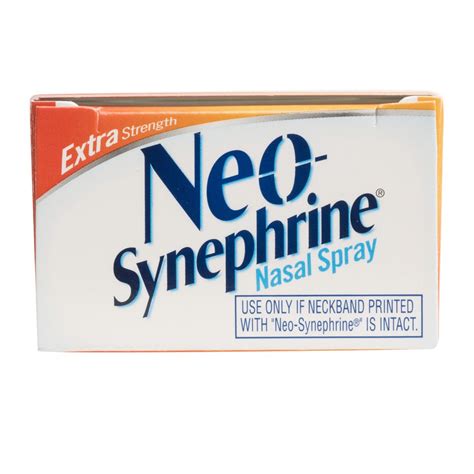 Neo Synephrine Nasal Spray Extra Strength Phenylephrine Nasal Spray 0