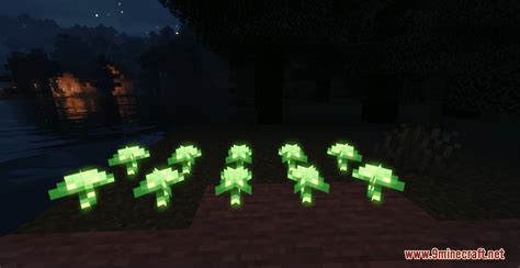 Glow Lichen To Glow Mushroom Resource Pack 1192 119 Texture