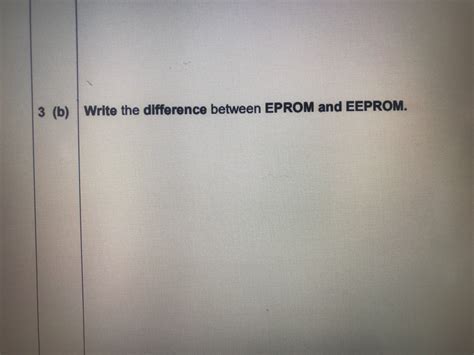Answered B Write The Difference Between Bartleby