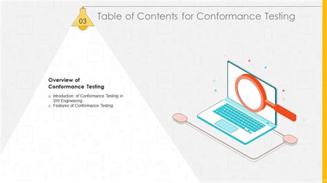 Diapositives De Présentation Powerpoint It Sur Les Tests De Conformité Graphiques De