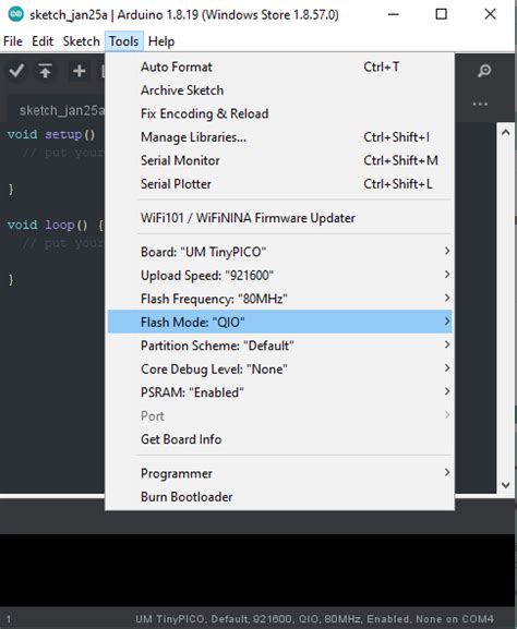Tinypico Connection Issues Ide 1x Arduino Forum