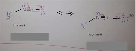Methyl Isocyanate Shown As Resonance Structure 1 Can Also Be Represented By Other Resonance