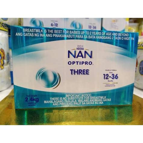 Nan Optipro 3 12 36mos 24kg Lazada Ph