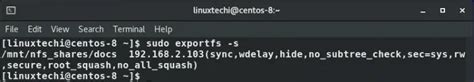 How To Setup Nfs Server On Centos 8 Rhel 8