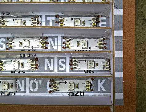 Word Clock Using Arduino And Rtc 7 Steps With Pictures Instructables