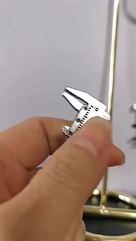 Mini Caliper Key Chain Alloy Real Vernier Caliper Keyring Portable Rulers Calipers Keychain