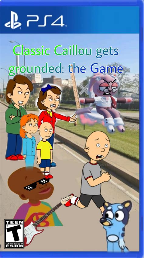 Classic Caillou Gets Grounded The Game By Gretawinter On Deviantart