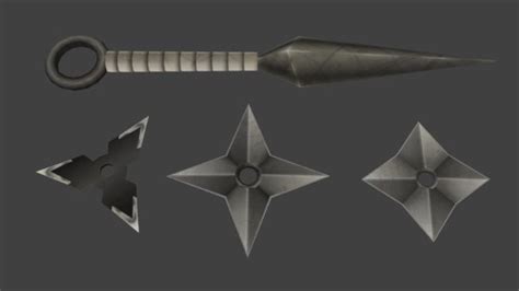 D Shuriken Models TurboSquid