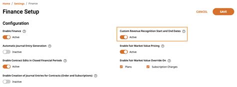 Custom Start And End Dates For Revenue Recognition Ordway Support Portal