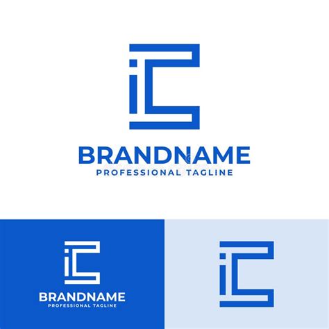 Letter Ci Modern Logo Suitable For Business With Ci Or Ic Initials