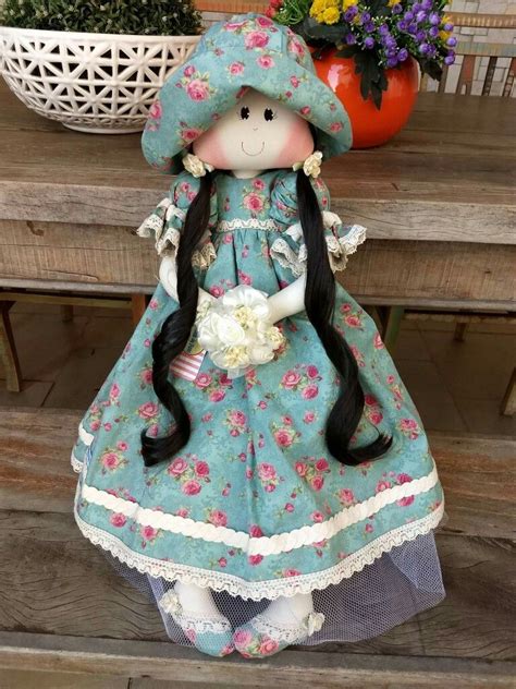 Boneca da artesã belas de pano Bonecas Bonecas de tecido Boneca russa