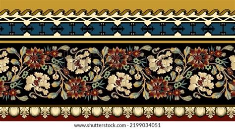 48개의 Tarditional Paisley Seamless Patterns 이미지 스톡 사진 3d 오브젝트 벡터