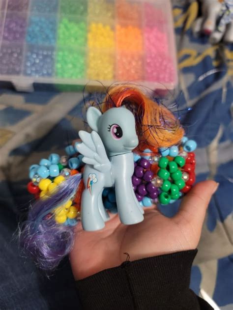 Rainbow Dash Kandi Cuff By Aidengummibear Kandi Photos On Kandi