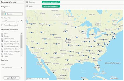 Tableau Map Options