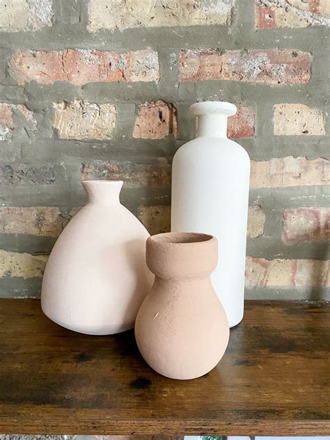 Faux Ceramic Vases Diy Bits And Bites