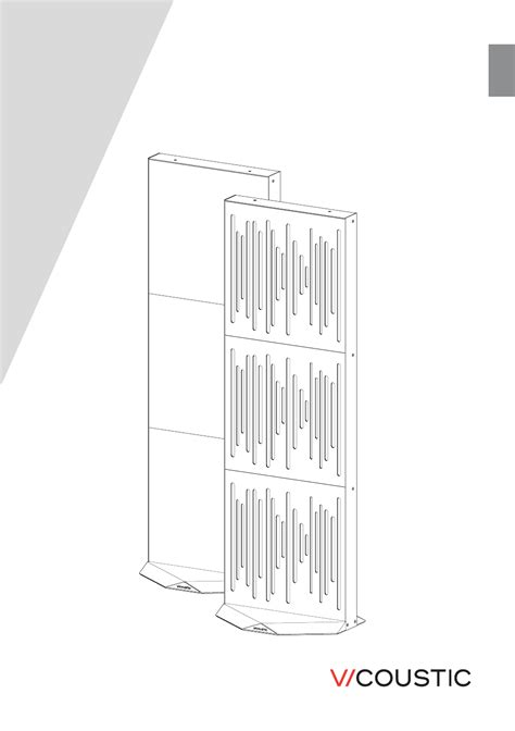 Vicoustic Stand Alone Modular Panel Fixation System User Manual 8 Pages