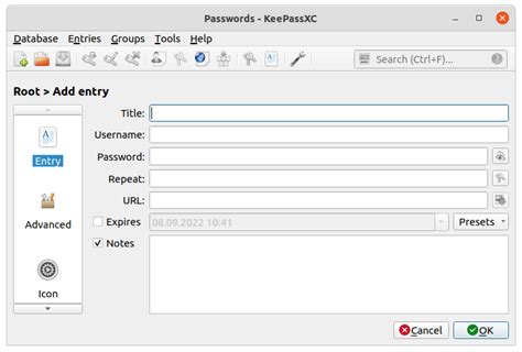Two Factor Authentication To Creodias Site Using Keepassxc On Desktop