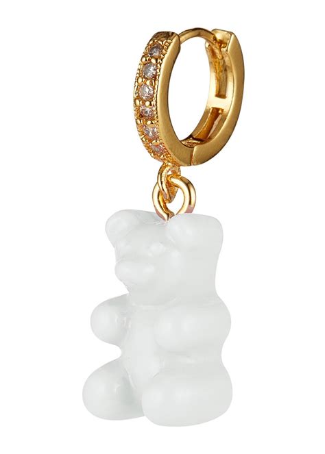 Nostalgia Bear Hoop Earring Powder 017 Shop