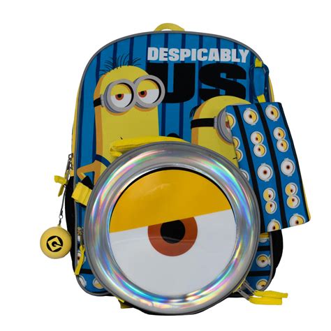 Ai Accessory Innovations Despicable Me Minions 4 Piece Backpack Set Fo