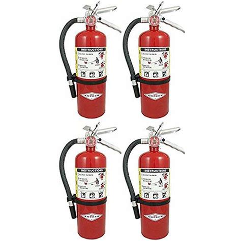 Amerex B500 5lb Abc Dry Chemical Class A B C Fire Extinguisher 4 Pack