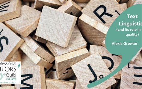 Text Linguistics Archives Professional Editors Guild