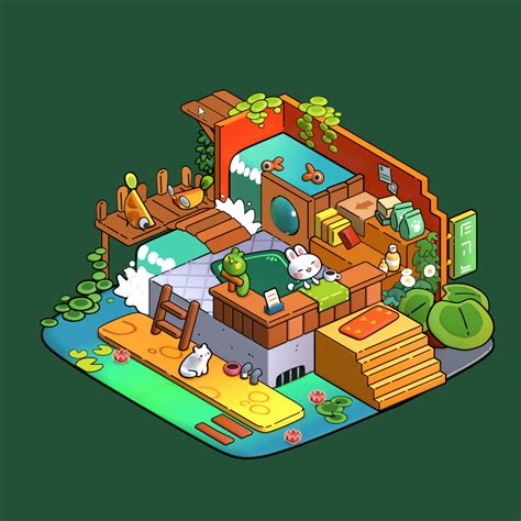 Cute Scene R Blender