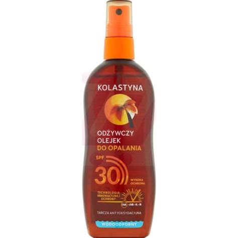 Kolastyna Odżywczy olejek do opalania SPF cena opinie recenzja KWC