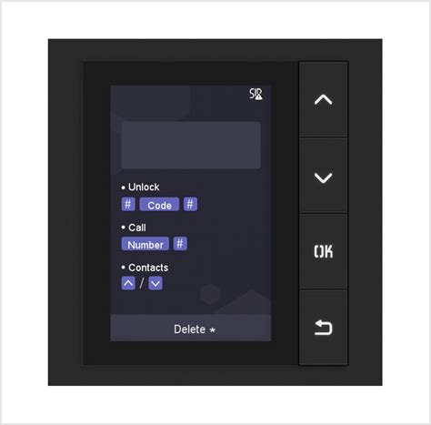 Ds Kd Dis Sensor Security Display Module For Ds Kd8003 Modular Intercom