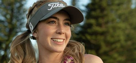 Golfer Grace Charis Puts On A Nippy Display In Her Blue Crop Top