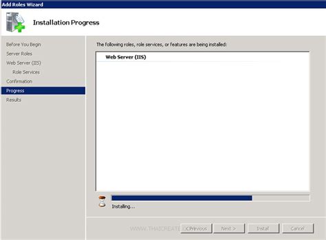 ขั้นตอนที่ 2 การติดตั้ง Iis Web Server การสร้าง Endpoint เพื่อบริการ