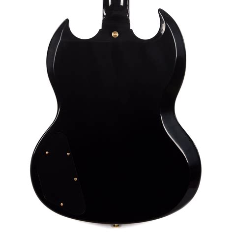 Gibson Custom Sg Lamp Black W2 P90s Batwing Vos Maestro Chicago