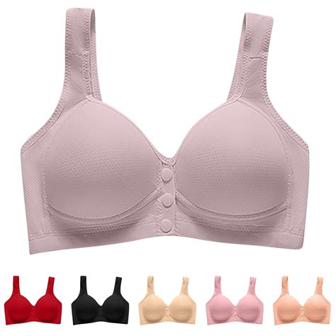 Ddapj Pyju Front Closure Bras For Older Women Easy Close Comfort