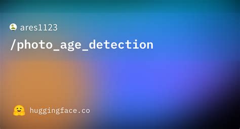 Ares1123photoagedetection · Hugging Face